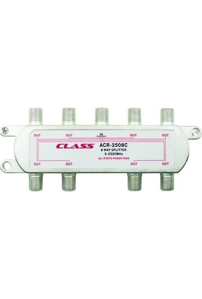 Class Acr 2508C 1x8 Splitter 5-2500MHZ Class Acr 2508C 1x8 Splitter 5-2500MHZ