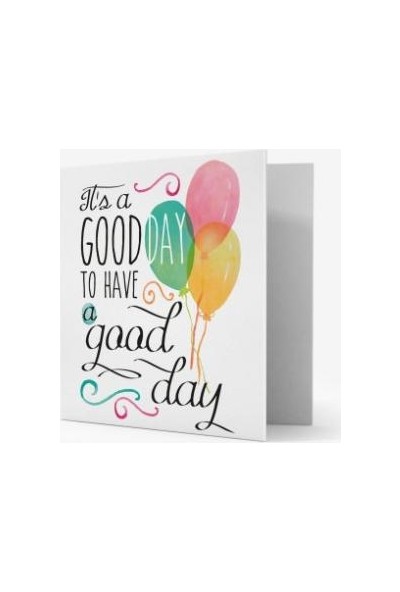 Legami̇ Mini Kare Tebrik Kartı ve Zarf Good Day 7 x 7 cm Legami̇ Mini Kare Tebrik Kartı ve Zarf Good Day 7 x 7 cm