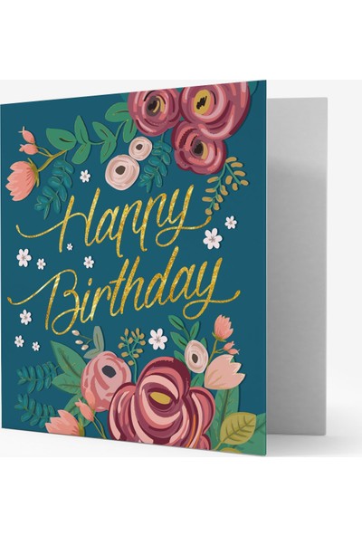 Legami̇ Mini Kare Tebrik Kartı ve Zarf Vintage Flowers 7 x 7 cm Legami̇ Mini Kare Tebrik Kartı ve Zarf Vintage Flowers 7 x 7 cm