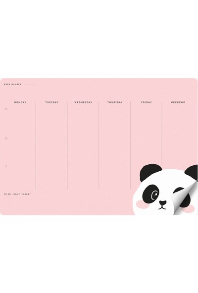 Legami̇ Smart Notes Masaüstü Planlayıcı Panda