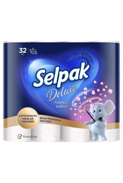 Selpak Deluxe Tuvalet Kağıdı 32 Rulo