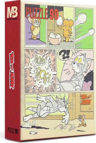 Mabbels Warner Bros 99 Parça Tom & Jerry Puzzle