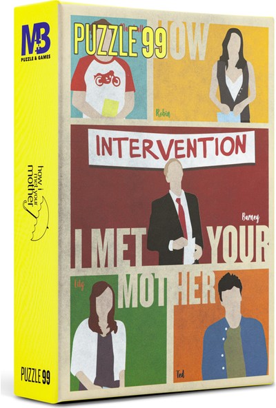 Mabbels Warner Bros 99 Parça How I Met Your Mother Puzzle