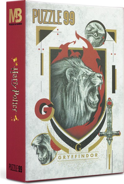 Mabbels Harry Potter 99 Parça Gryffindor Puzzle Mabbels Harry Potter 99 Parça Gryffindor Puzzle