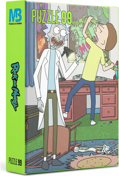 Mabbels Warner Bros 99 Parça Rick & Morty Puzzle
