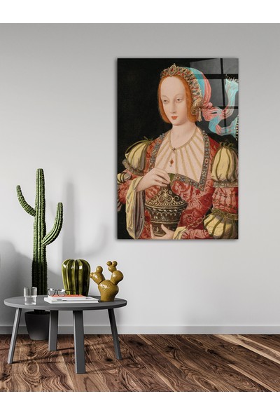 Markabi Rönesans Dönemi Yağlı Boya Cam Tablo MARKABI202138 45*70 cm