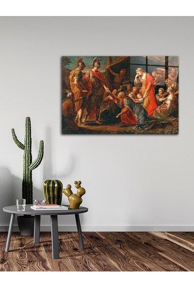 Markabi Rönesans Dönemi Yağlı Boya Cam Tablo MARKABI202138 45*70 cm