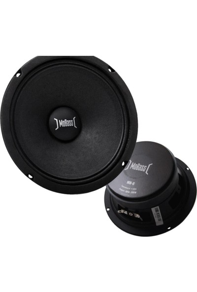 Mobass Mb-6 16 cm 80W Rms Power 200W Max Power Oto Hoparlör Akbaş