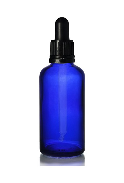 Galenik Mavi Cam Şişe 100 ml