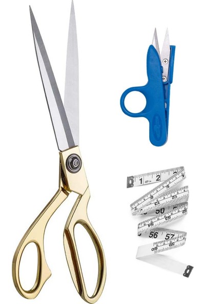 İşkur Makina Profesyonel Metal Terzi Makası Altın Renkli Büyük Boy 26 cm İşkur Makina Profesyonel Metal Terzi Makası Altın Renkli Büyük Boy 26 cm