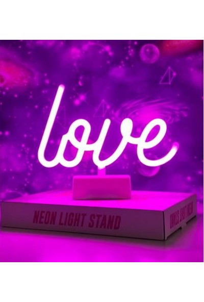 Vrdr company Love Yazılı Neon LED Gece Lambası