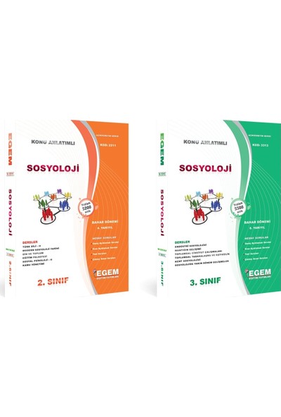 Egem Yayınlar AÖF Sosyaloji 2. ve 3. Sınıf Bahar Dönemi 4. ve 6. Dönem Konu Anlatımlı Soru Bankası Egem Yayınlar AÖF Sosyaloji 2. ve 3. Sınıf Bahar Dönemi 4. ve 6. Dönem Konu Anlatımlı Soru Bankası