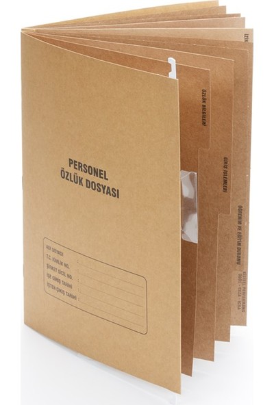Tuna Dosya Personel Özlük Dosyası Kraft 8'li 50'li Koli