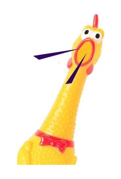 Pet Style Öten Tavuk Köpek Oyuncağı 16 cm Pet Style Öten Tavuk Köpek Oyuncağı 16 cm
