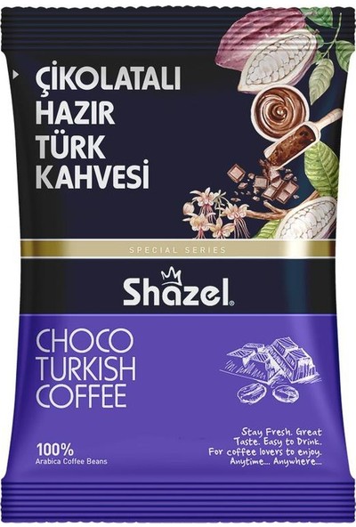 Shazel Special Çikolatalı Hazır Türk Kahvesi 100 G Shazel Special Çikolatalı Hazır Türk Kahvesi 100 G