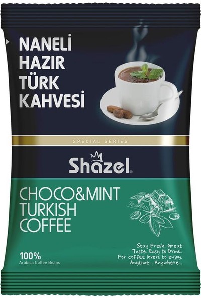 Shazel Special Naneli Hazır Türk Kahvesi 100 G Shazel Special Naneli Hazır Türk Kahvesi 100 G