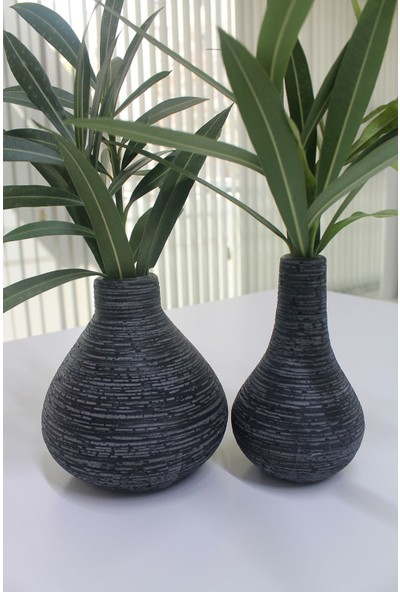 Magazacım Mini Beton Vazo Dekoratif Vazo Magazacım Mini Beton Vazo Dekoratif Vazo