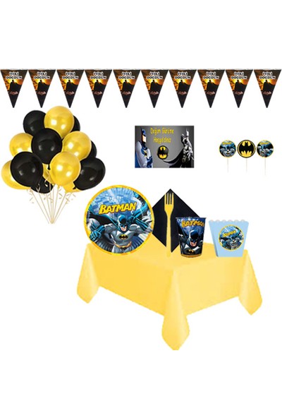 Partylandtr Batman 8 Kişilik Doğum Günü Parti Seti Partylandtr Batman 8 Kişilik Doğum Günü Parti Seti