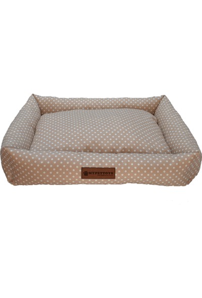 Mypettoys Stars Kedi Köpek Yatağı 40x50 Kahverengi