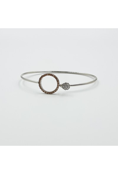 Just4you 925 Ayar Gümüş Şampanya Zirkon Taşlı Çiçekli Geçme Bileklik Bilezik Just4you 925 Ayar Gümüş Şampanya Zirkon Taşlı Çiçekli Geçme Bileklik Bilezik