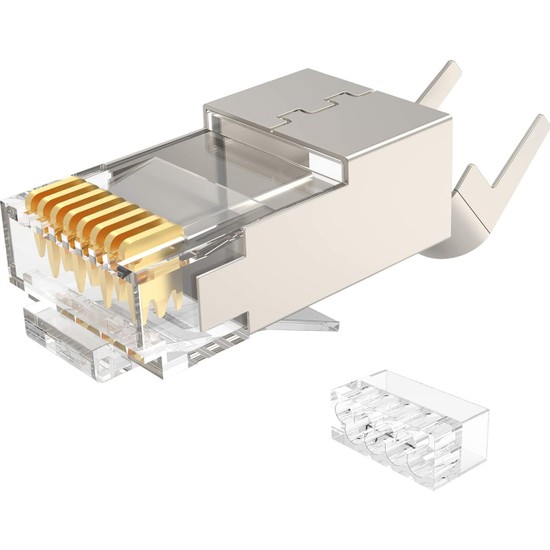 Hq Speed Cat7 Metal Cat7 Konnektör RJ45 Cat7 Jack Ayraç Fiyatı