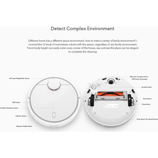 Xiaomi SDJQR01RR Mijia 0.2L 55W Akıllı Elektrikli Süpürge Fiyatı