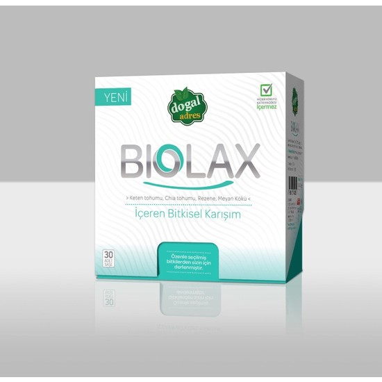 Doğal Adres Biolax Karışık Bitki Çayı 30 'li Fiyatı