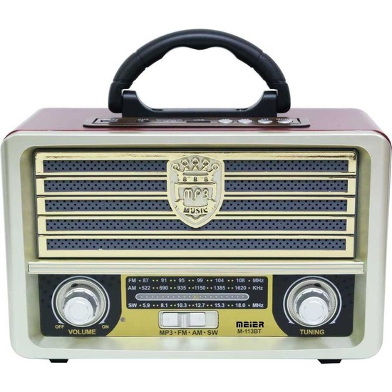 Meier M-113BT Bluetooth Hoparlörlü Radyo Fiyatı