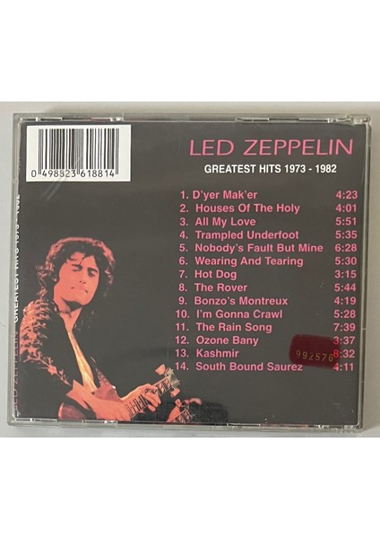 LED Zeppelin Greatest Hits 1973-1982 CD (Orjinal Dönem Fiyatı