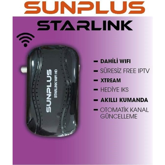 Sun Plus SunPlus Starlink WI-FI HD Uydu Alıcısı Fiyatı