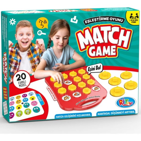 Uconex Match Game Eşini Bul Game Eğitici Eşleme ve Hafıza Fiyatı