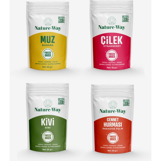 Nature Way Dondurulmuş Kurutulmuş Çilek Fiyatı - Taksit Seçenekleri