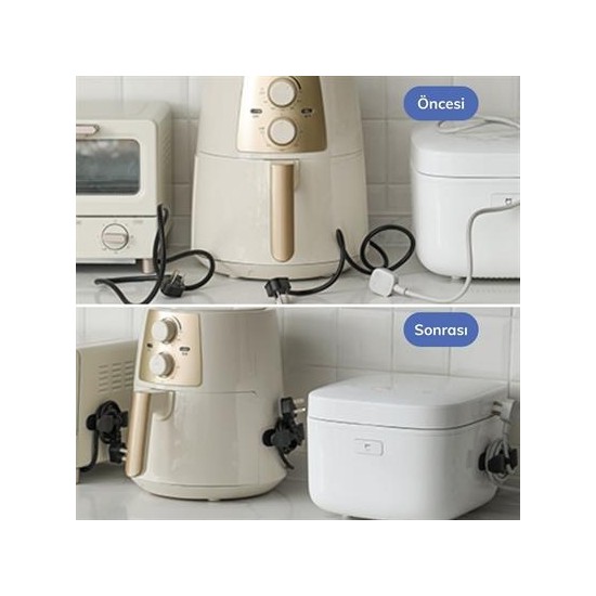 Sefam Home 2li Kablo Tutucu Silikon Kordon Sarıcı Kablo Fiyatı