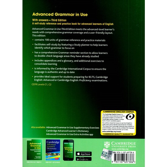 Cambridge University Press Advanced Grammar in Use with Kitabı