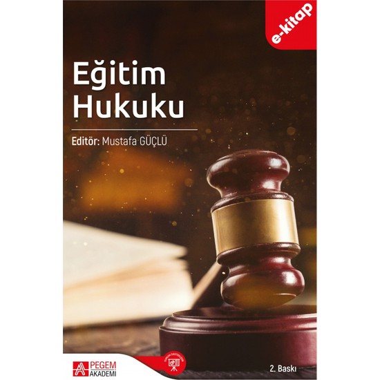 Pegem Akademi Yayıncılık Eğitim Hukuku (E-Kitap) Fiyatı