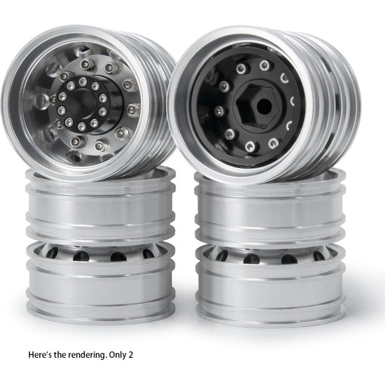 Passing Metal Ön Arka Tekerlek Jant Hub'ları Tamiya Kamyon Fiyatı