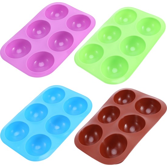 Faith 4 Paket Orta Yarı Küre Kalıp Pişirme Kalıbı Yarım Küre Fiyatı