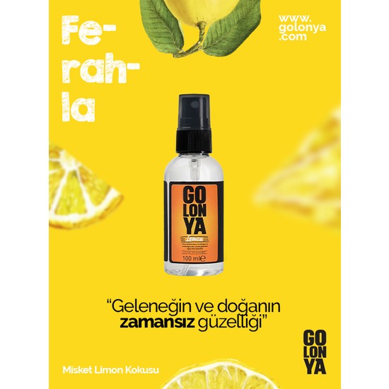 Golonya Misket Limon Kokulu Sprey Kolonya - 100 ml Fiyatı