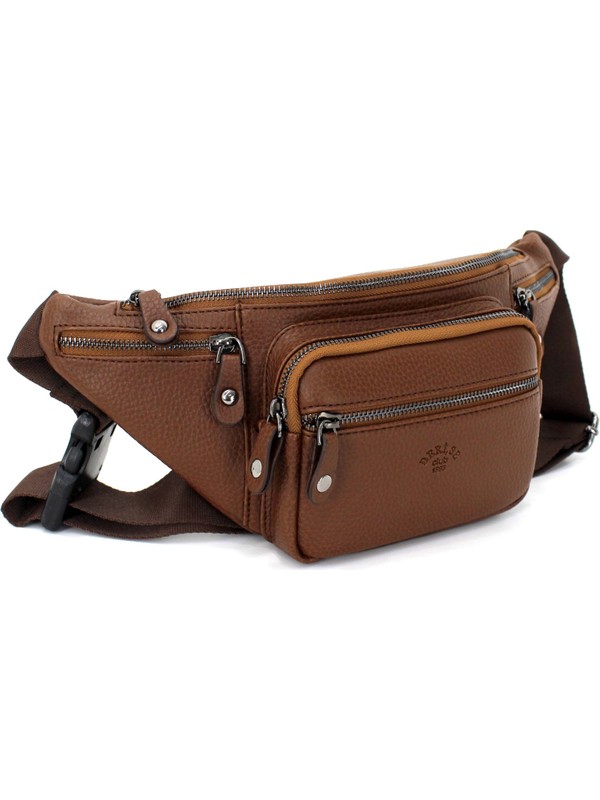 Derise Club Erkek Taba Renk Çok Cepli Omuz ve Bel Çantası Fiyatı