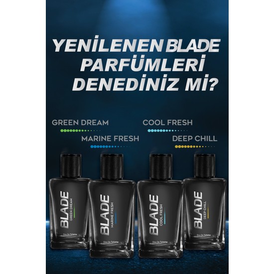 Blade Deep Chill Edt Erkek Parfüm 70 ml & Deodorant 3X150 ml Fiyatı