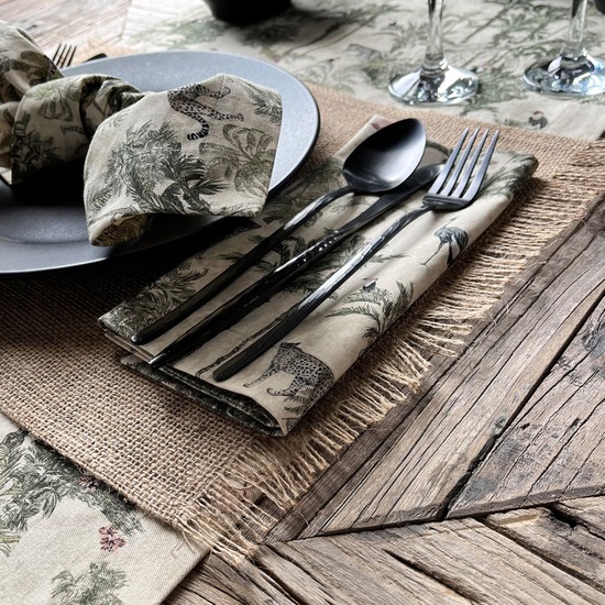 Sertex Home 6 Adet Tropikal Desenli %100 Pamuk Kumaş Servis Fiyatı