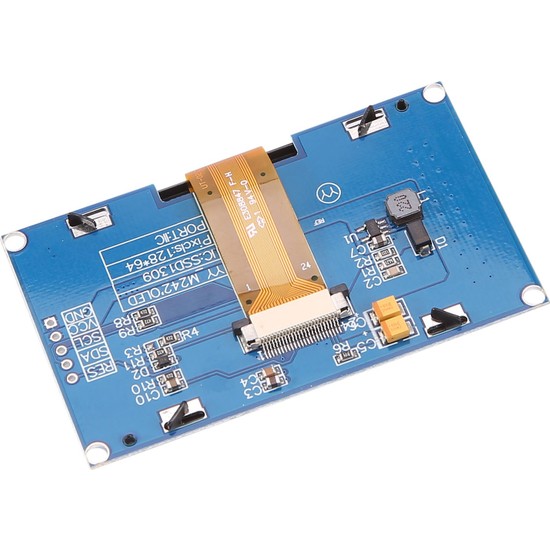 Archive 7pın OLED Ekran Modülü, SSD1309 I2C/IIC Paralel Fiyatı