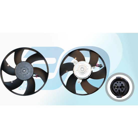 Fan Motoru Davlumbazsız (300 Mm-3 Fıs-6 Kanat) Vw Polo Fiyatı