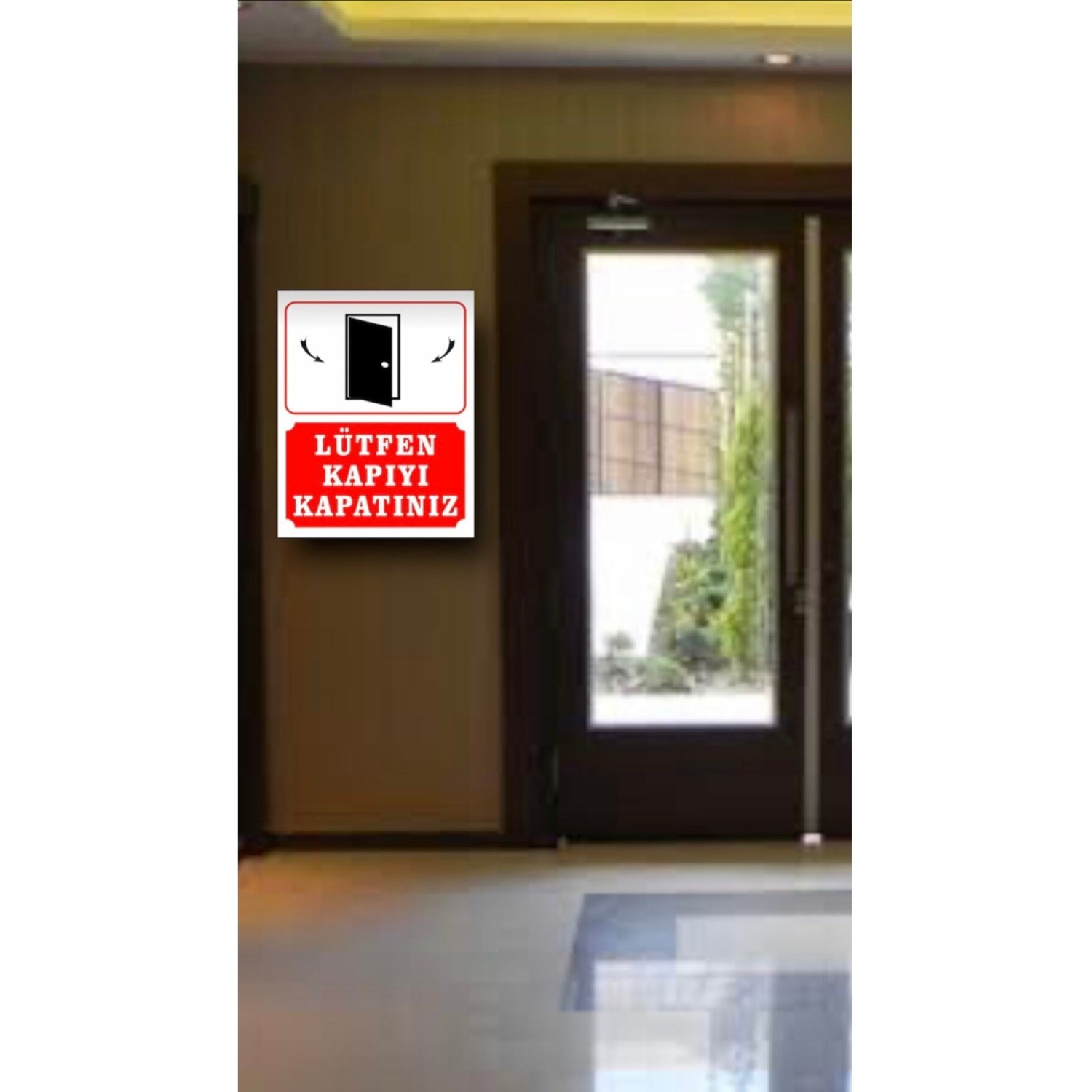 Passpano Lütfen Kapıyı Kapatınız Levha Tabelası Apartman ve Fiyatı