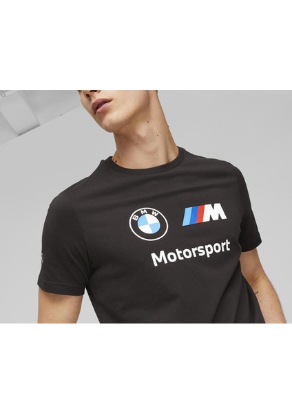 Puma Bmw Mms Ess Logo Tee Puma Black Siyah Erkek T-Shirt Fiyatı