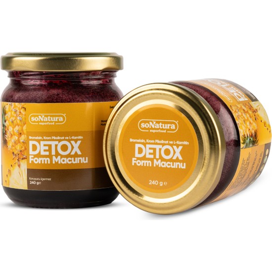 Sonatura Detox Form Macunu (Bromelain, Krom Pikolinat ve Fiyatı