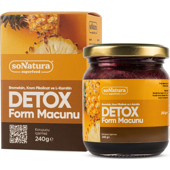 Sonatura Detox Form Macunu (Bromelain, Krom Pikolinat ve Fiyatı
