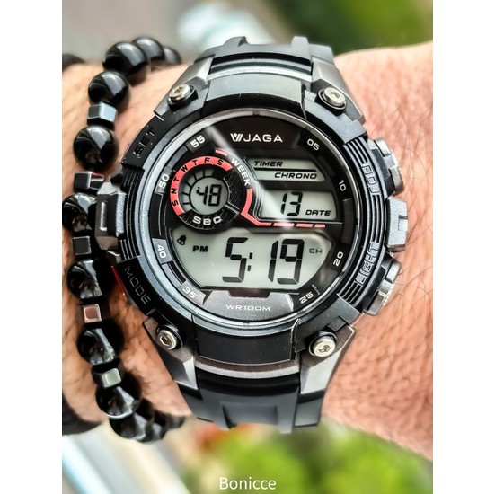 Jaga Chrono Su Geçirmez Kronometreli Analog ve Dijital Erkek Fiyatı