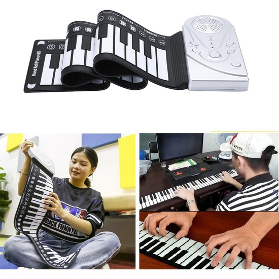 GongtuShop C Stili Taşınabilir Esnek Dijital Klavye Piyano Fiyatı