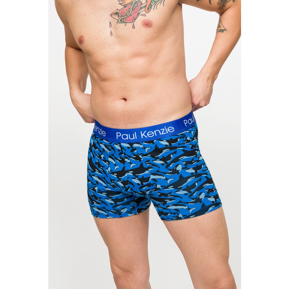 Paul Kenzie Desenli Erkek Boxer – Eco Characters – Oh Whale Fiyatı